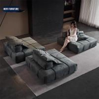 China Living Room Furniture Modern Sectional Combination Modular Corner Floor Couch Lounge Fashion Different Shape Customize Sofa for sale