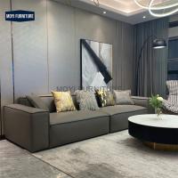 China Modern Minimalism Italian Design Fabric Luxury Living Room L Shaped Combination Modular Sectional Sofa for sale