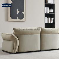 China Italian Minimalist Creative Living Room Hotel Villa Three Seat Sofa  Fabric Lounge Sofa Furniture for sale