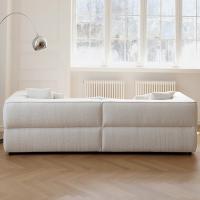 China Velvet Sofa Nordic Modern Set with Retro Cream Wind Snow Pattern for Small Apartments Sectional with Sponge Filling for sale