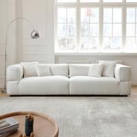 China Velvet Sofa Nordic Modern Set with Retro Cream Wind Snow Pattern for Small Apartments Sectional with Sponge Filling for sale