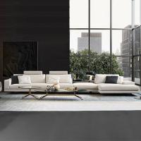 China Italian Modern Sectional Sofa Set Minimalist Living Room L U Shaped Premium Big Villa Couch for Home Luxury for sale