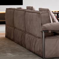 China Modern Nordic-Style 3-Seater Sectional Sofa Soft Fabric Lounge Couch for Home Hotel for Waiting Areas Living Room Furniture for sale
