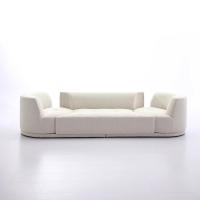 China Modern Luxury Velvet Settee for Living Room Swivel Wall Sofa Reliable Fabric Furniture for sale