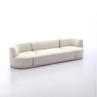 China Modern Luxury Velvet Settee for Living Room Swivel Wall Sofa Reliable Fabric Furniture for sale