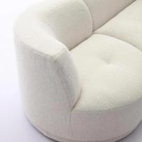 China Modern Luxury Velvet Settee for Living Room Swivel Wall Sofa Reliable Fabric Furniture for sale