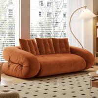 China MOYI Modern Living Room Furniture Compression Sealed Package Sofa Bed Fabric Sofa Bed Couch Compressed Sofa for sale