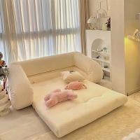 China MOYI Modern Living Room Furniture Compression Sealed Package Sofa Bed Fabric Sofa Bed Couch Compressed Sofa for sale