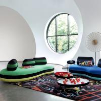 China Modern Sectional Sofas Fabric Velvet Living Room Sofas Home Hotel Lobby Combination Modern Leisure Sofa Set for sale