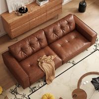 China Light Luxury Mid-Century Modular Sectional Sofa for Small Apartment Modern Minimalist Living Room Sofa Set for sale