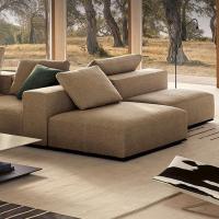China Comfortable Living Room Modular Sofa Set Velvet Fabric Corner Couch with Simple Design  for House Furnishing for sale