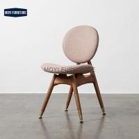 China Italian Design Leather Classic Wishbone Dining Chair Mid century Modern Wood and Metal Industrial Luxury Walnut Dining Chair for sale