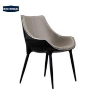 China Wholesale Price Latest Modern Design Manufacturing Salon Leather Dining Chairs for Living Dining Room Events Hotel Restaurant for sale