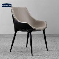 China Wholesale Price Latest Modern Design Manufacturing Salon Leather Dining Chairs for Living Dining Room Events Hotel Restaurant for sale