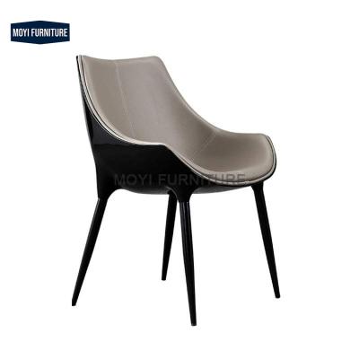 China Wholesale Price Latest Modern Design Manufacturing Salon Leather Dining Chairs for Living Dining Room Events Hotel Restaurant for sale