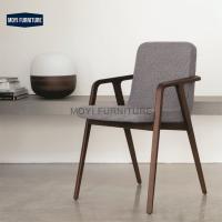 China Modern High-Back Dining Chair for Home ASH Wood Metal Solid Wood Furniture Stable for Hotel Restaurant Living Room Apartment for sale