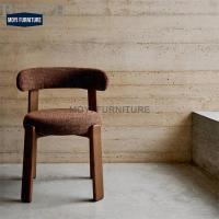 China Solid Wood Dining Chairs Modern and Simple Backrest Makeup Chairs, Solid Wood Walnut Color Hotel Leisure for sale