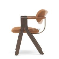 China Traditional French Style Velvet Upholstered Backrest Dining Room Chairs Luxury Solid Wood Restaurant Wedding Chair for Hotel for sale