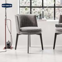 China Italian Modern Creative High-End Office & Dining Chairs Light Luxury Circular Design Commercial Negotiations Household Makeup for sale