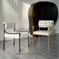 China Modern Designer Wabi-Sabi Chair Handmade Tufted Villa Living Room Furniture for Home Dining or Hotel Use for sale