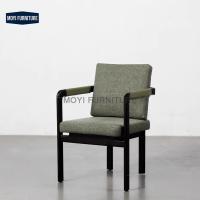 China Modern Nordic Style Solid Wood Dining Chair with Armrests Comfortable Soft Cushion for Hotel Restaurant Outdoor or Indoor Use for sale