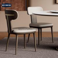 China Nordic Custom Fabric Home Modern Luxury Design Furniture Chair Visitor Upholstered Dining Room Chairs for sale