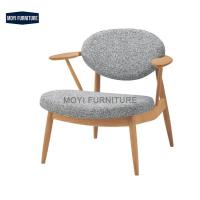 China Nordic Modern Minimalist Solid Wood Dining Chairs Designer Fabric for Home Kitchen Living Room Hotel Multi-Application Furniture for sale
