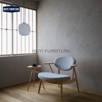 China Nordic Modern Minimalist Solid Wood Dining Chairs Designer Fabric for Home Kitchen Living Room Hotel Multi-Application Furniture for sale