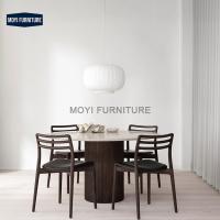 China Classical Creative Home Furniture Microfiber Leather Cushion White Ash Wood Frame Dining Chair for Hotel Lobby for sale