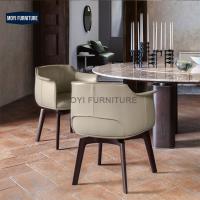 China Modern Minimalist Hotel Restaurant Dining Chairs, Household Solid Wood Chairs, Nordic Leisure Backrest Chairs for sale