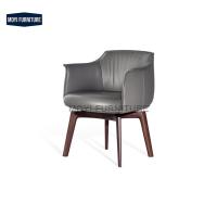 China Modern Minimalist Hotel Restaurant Dining Chairs, Household Solid Wood Chairs, Nordic Leisure Backrest Chairs for sale