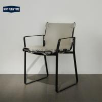 China Soft Leather Metal Frame Lounge Hotel Accent Chair for Events Modern Luxury Dining Room Restaurant Chair with Metal Leg for sale