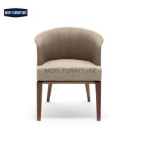 China Nordic Cream Style Solid Wood Dining Chair Light Luxury Home Living Room Leisure Chair for sale