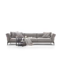 China Italian Style Living Room Furniture Sofa Modern Fabric Corner Sofa for sale