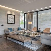 China Italian Style Living Room Furniture Sofa Modern Fabric Corner Sofa for sale