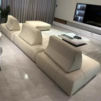 China Modern Minimalist Leather Italian Sofa Luxury Set Black Corner Couch Sofa Living Room Furniture High Quality Design for sale