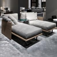 China Minimalist Italian Designer Dylan L Shaped Sofe Set Furniture Living Room Salas Modern Luxury Withe Fabric Sofa for sale