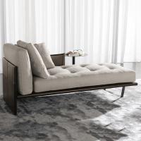 China Minimalist Italian Designer Dylan L Shaped Sofe Set Furniture Living Room Salas Modern Luxury Withe Fabric Sofa for sale