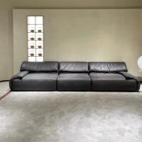 China l Shape 7 Seater Sofa Set with Corner Seat Luxury Leather Sectional Sofa Modern Living Room Sofa Set for sale