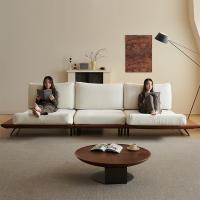 China Elegant Living Room Sofa Plush Upholstery Unique Design Ideal for Modern Home Spaces room sofa for sale