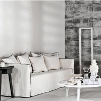 China Wabi-sabi Flax Art Simple Modern Single Double Three Can Be Disassembled and Washed Small Home Sofa Customization for sale