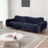 China Modern 3-Seater Green Velvet Sectional Sofa Drop Shipping Living Room & Bedroom Couch Set with for Hotels for sale