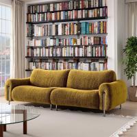 China Modern 3-Seater Green Velvet Sectional Sofa Drop Shipping Living Room & Bedroom Couch Set with for Hotels for sale