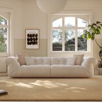 China Modern Minimalist Three-Seat Fabric Living Room Sofa Convertible Sectional Home Furniture for sale