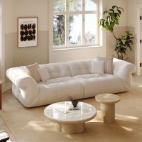 China Modern Minimalist Three-Seat Fabric Living Room Sofa Convertible Sectional Home Furniture for sale