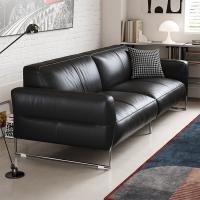 China European Style Modern Leather Sofa Set High Quality Home Office Furniture with Storage Design Sponge Filled for sale