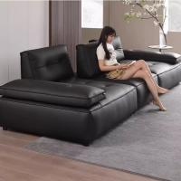 China High Quality Living Room Luxury Furniture Sofas Home Modular Leather Sofa Sectional for sale