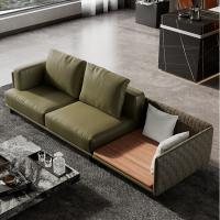 China Foshan Factory Itaian Modern Saddle Leather Sofa Home Furniture Leather Sofa Set Modular Hotel Furniture Sofa Set for sale