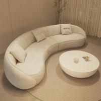 China Hot Selling Luxury Couch Contemporary Sofa Set Furniture Modern Living Room Curved Sofa Set for sale
