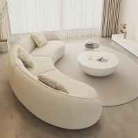China Hot Selling Luxury Couch Contemporary Sofa Set Furniture Modern Living Room Curved Sofa Set for sale